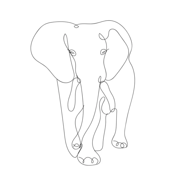 Elephant back line drawing Stock Photos, Royalty Free Elephant back ...