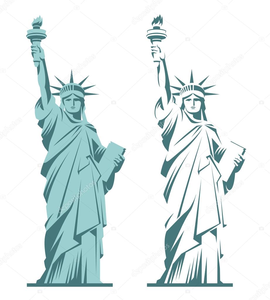 Statue of Liberty — Stock Vector © maglyvi #48432057 Statue of Liberty — Stock Vector © maglyvi #48432057