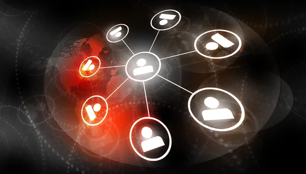 Global business network Stock Photo by ©bluebay2014 45270925