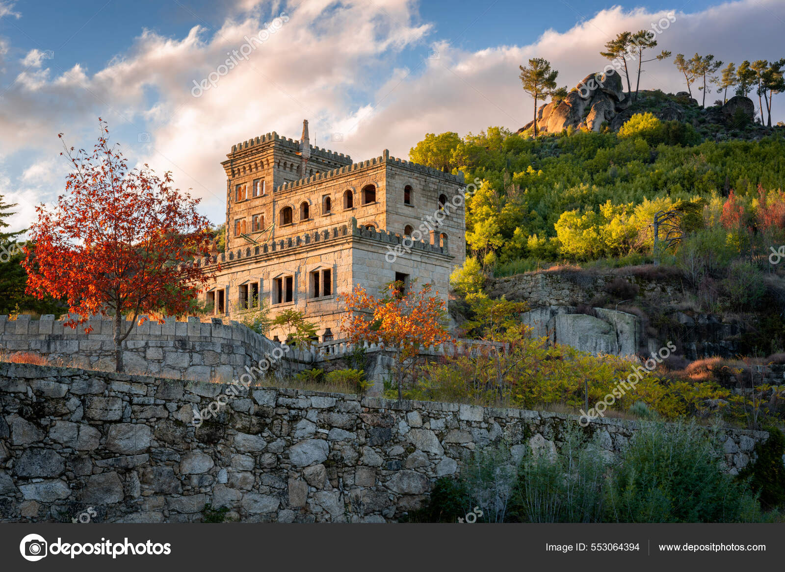 Abandoned Ruin Building Termas Radium Hotel Serra Pena Sortelha ...