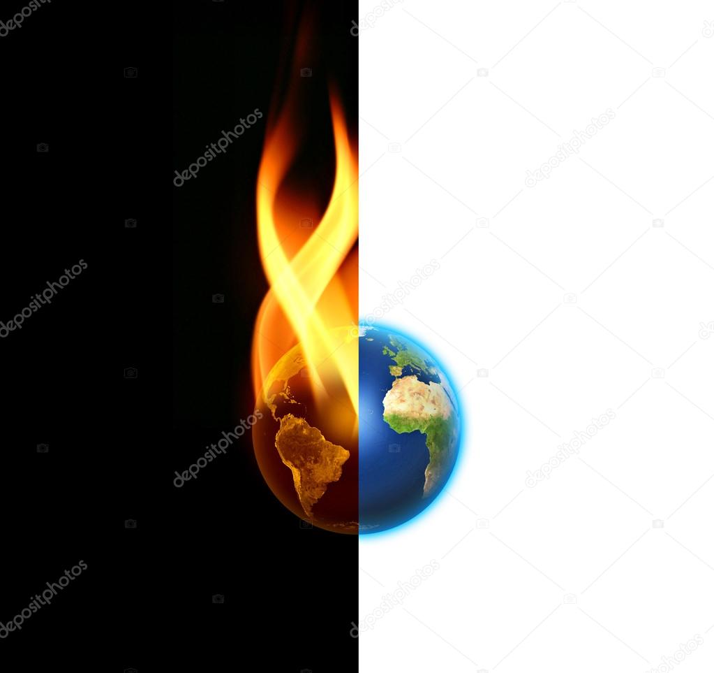 World contrast between Good and Evil Stock Photo by ©gregsi 42323659