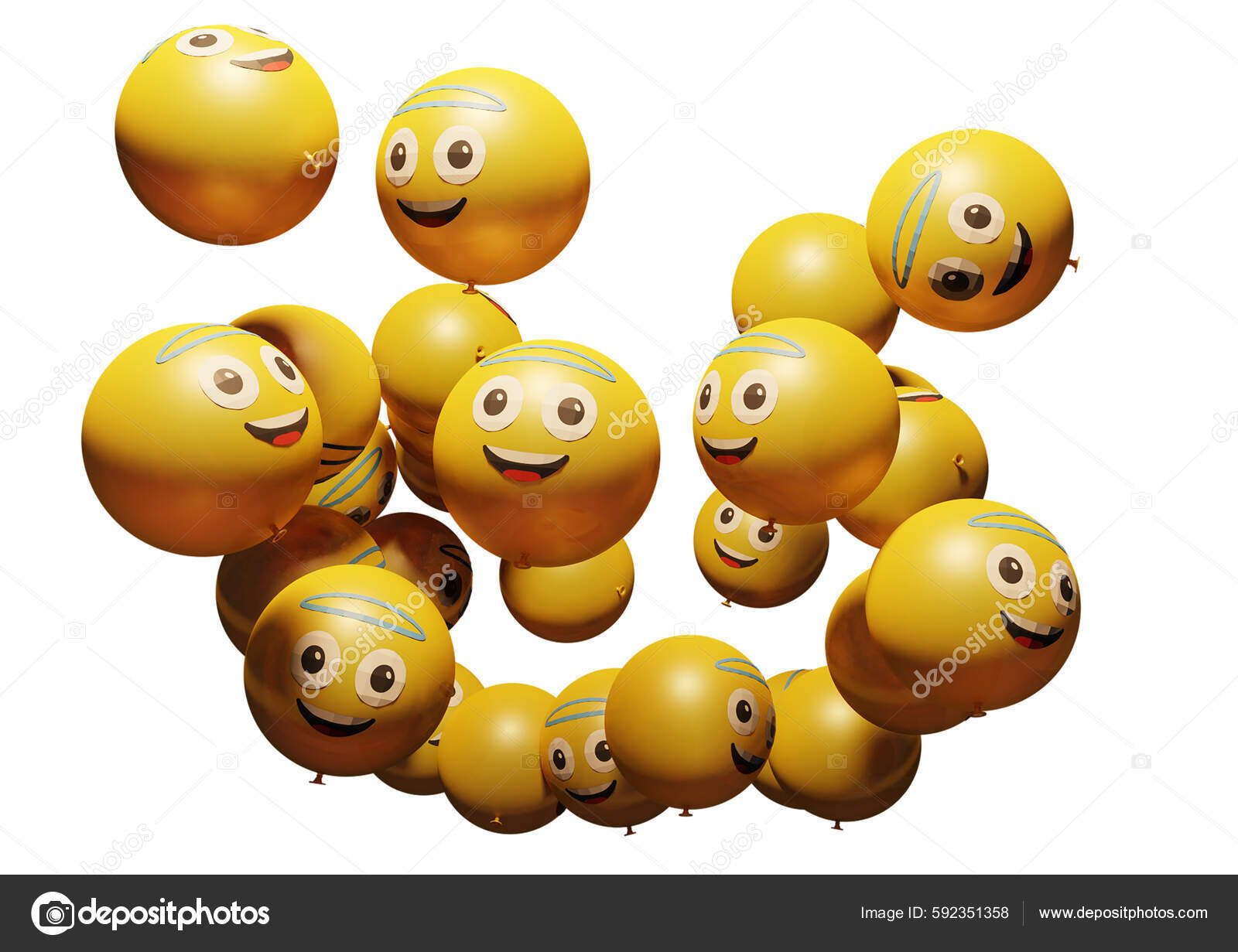 Smiling Face Emoticon Emoji Perfect Sosial Media Branding Advertisement ...