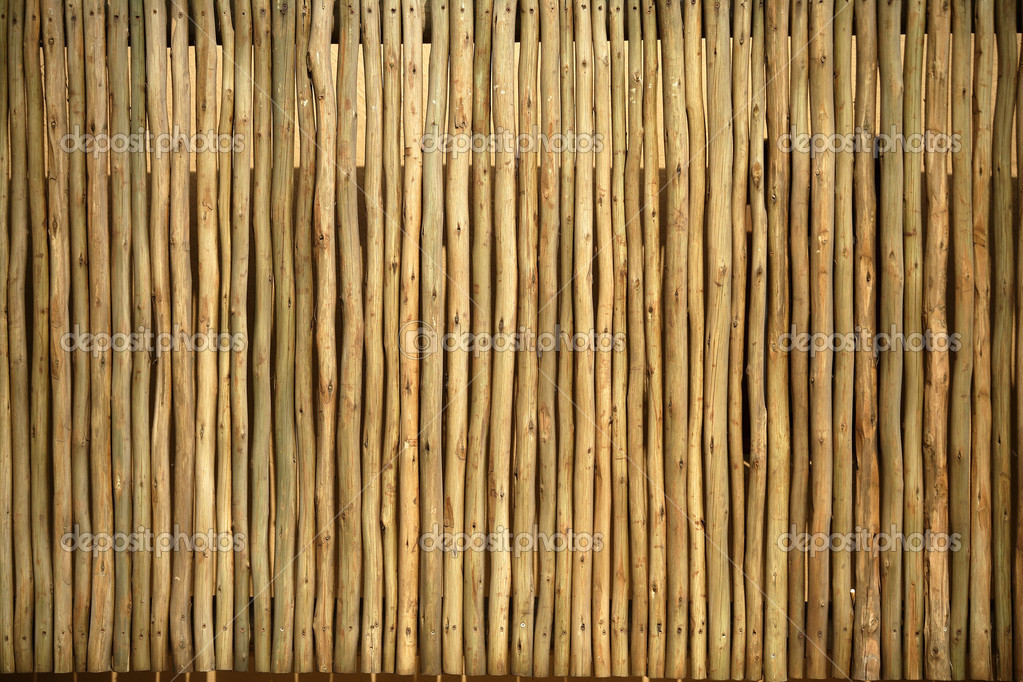 Wooden Pole Screen Texture — Stock Photo © stockbp #42532615