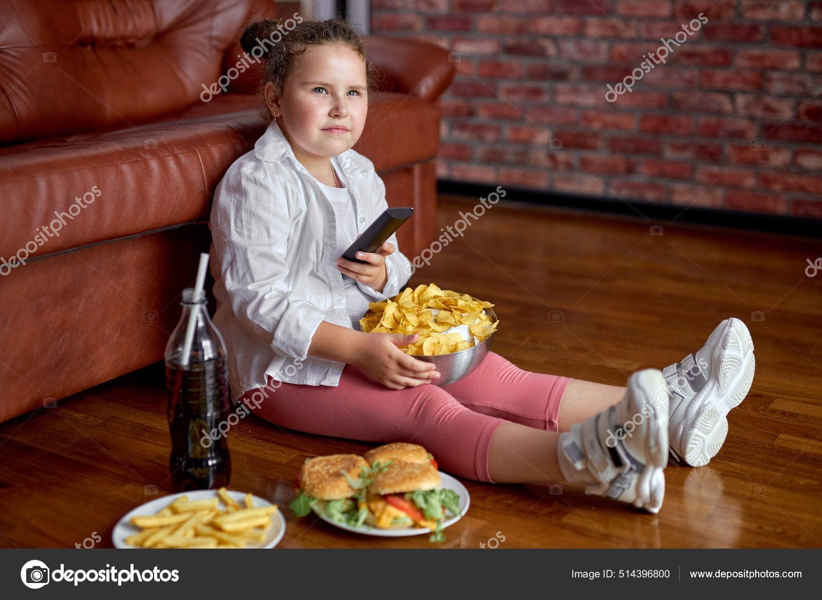 Overvektige Barn Som Spiser Søker Overvektige Barn