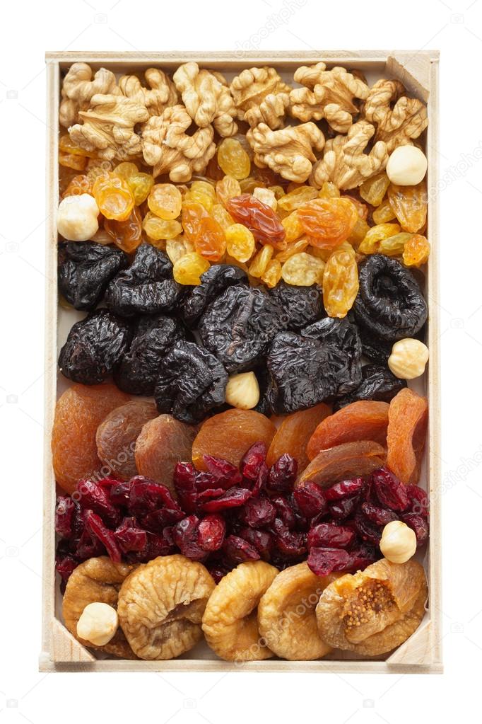 Mixed dried fruits and nuts Stock Photo by ©Melica 42827827