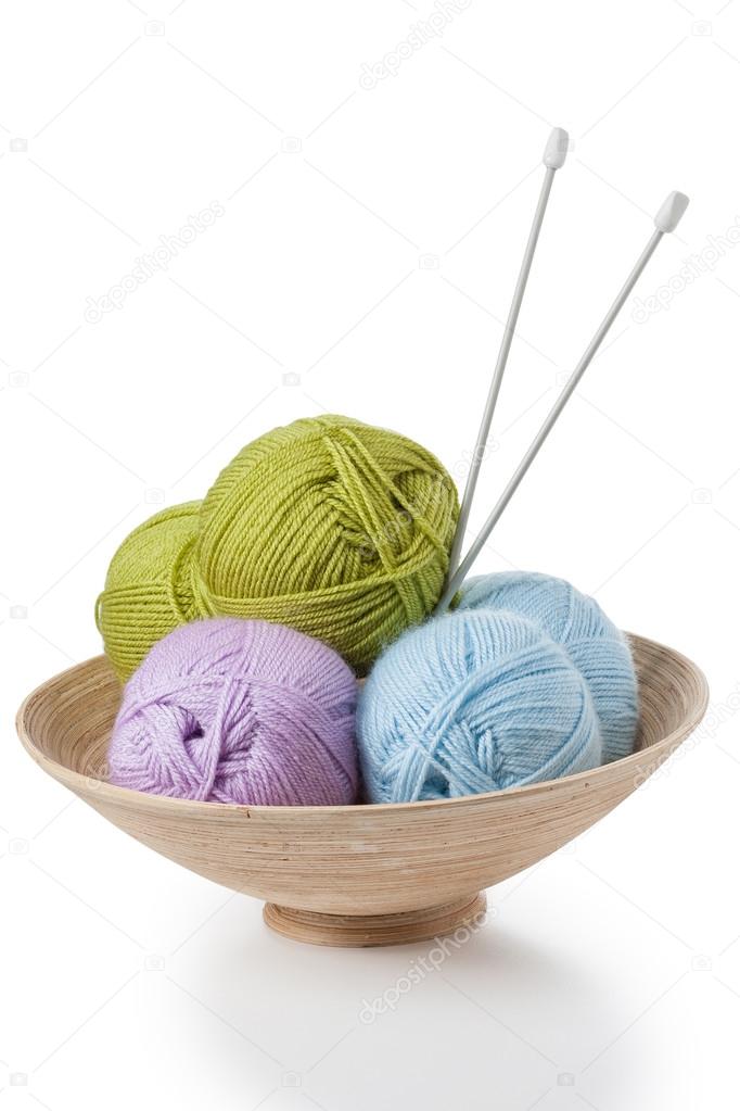 Knitting wool — Stock Photo © Melica #46445439