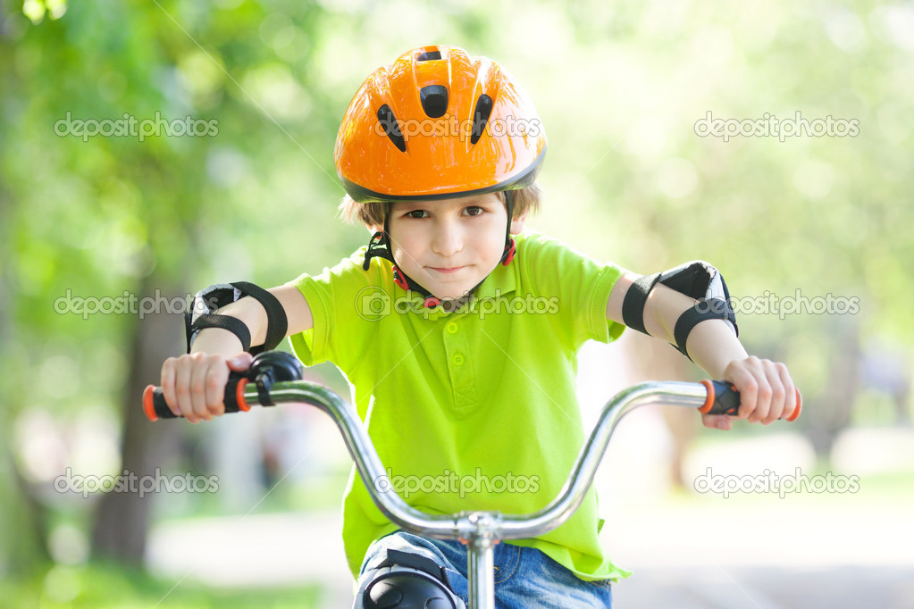 Boy with bicycle Stock Photo by ©anrymoscow 50459649