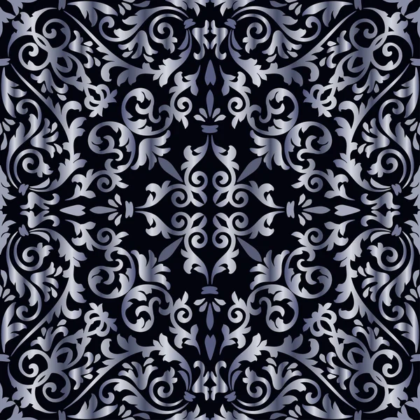 Golden baroque pattern — Stock Vector © d-naya #49123805