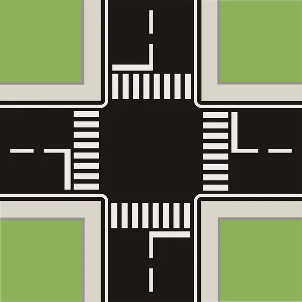 Crossing the crosswalk Vector Art Stock Images | Depositphotos