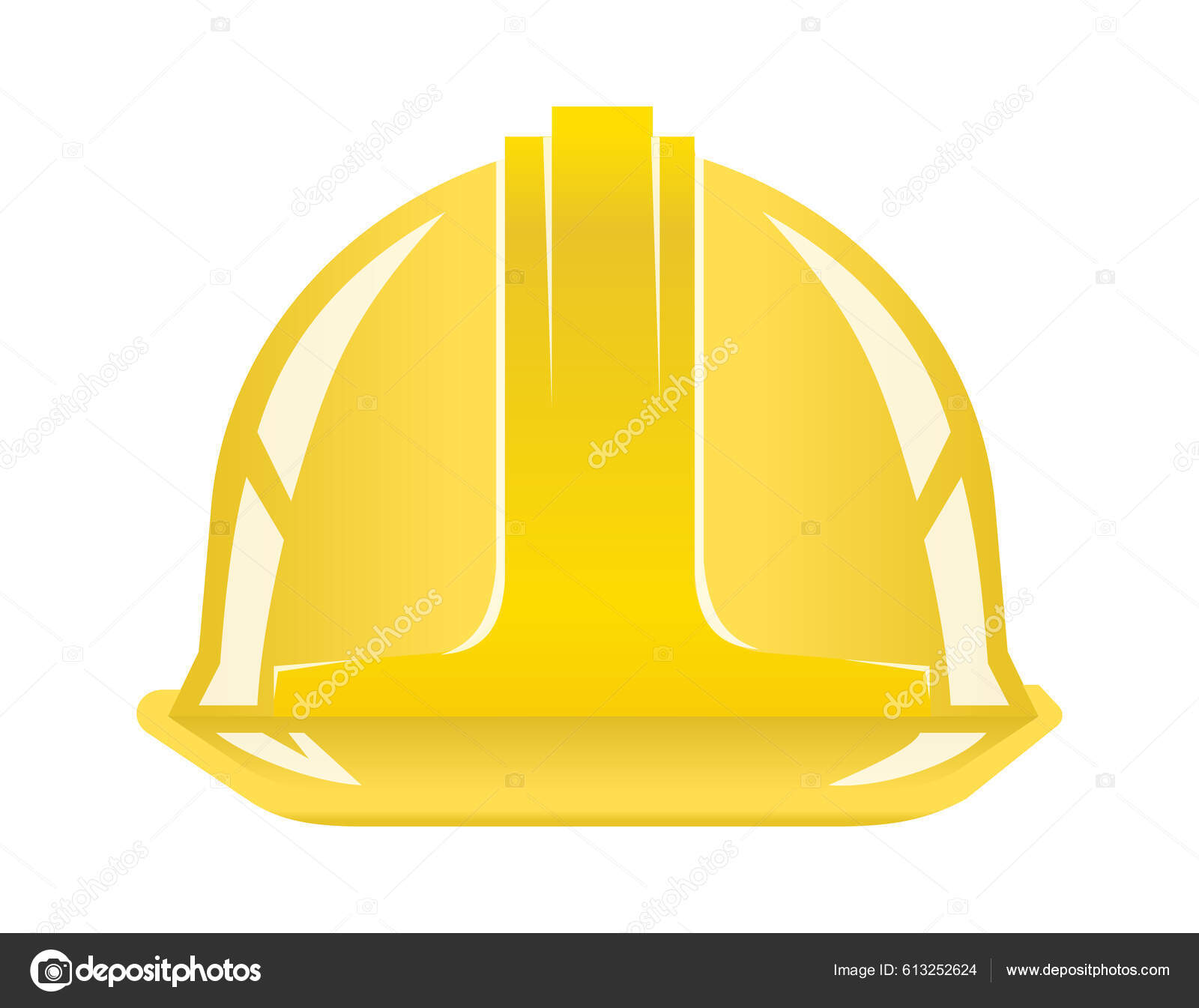 Safety Helmet White Stock Vector Image by ©cosadeposit #613252624