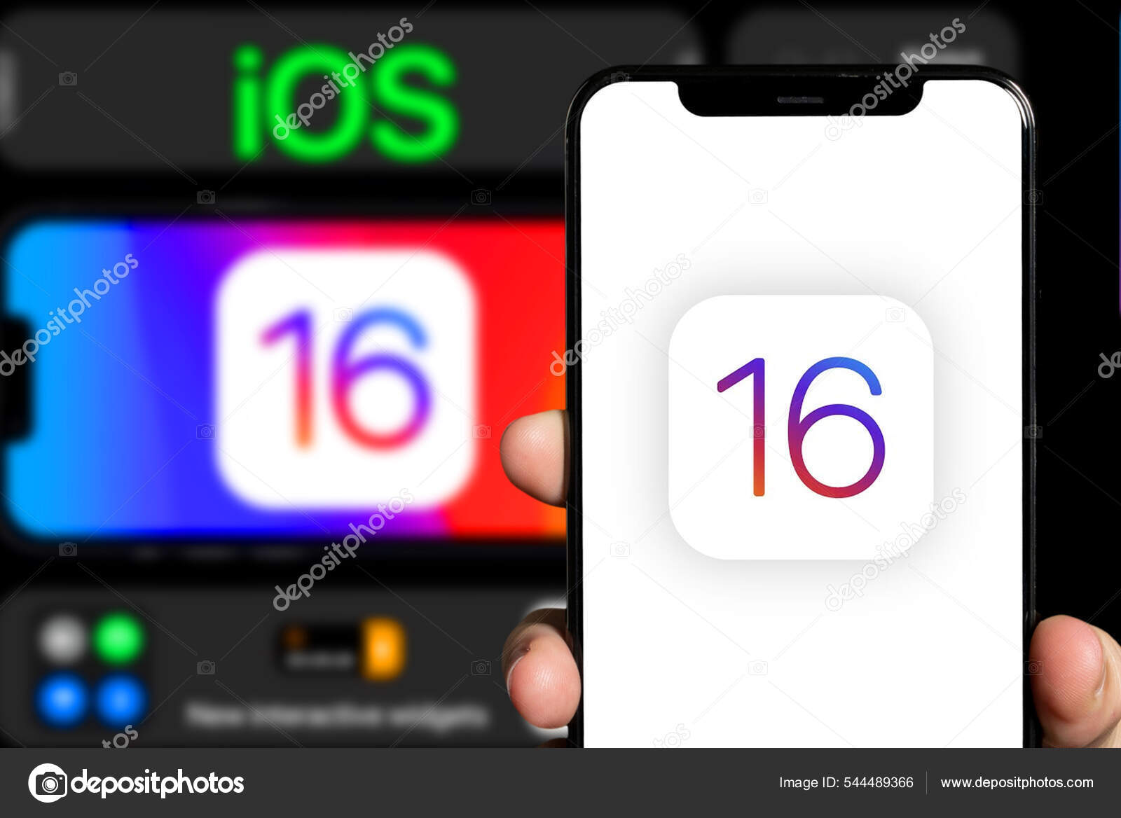 New Iphone Pro Apple Installation Screen New Ios Operating System — Stock Editorial Photo ...