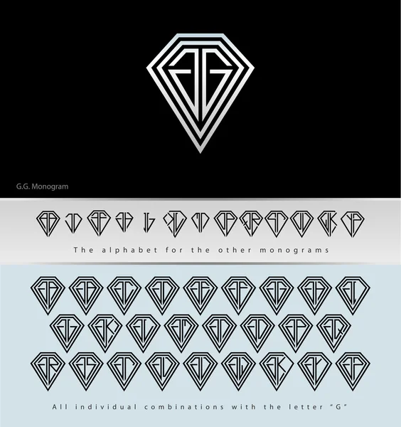 Diamond font Vector Art Stock Images | Depositphotos