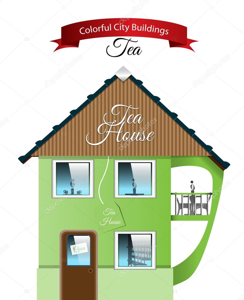 Tea House Stock Vector Image by ©kubanek #44287635