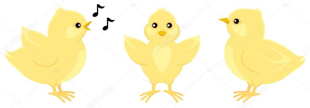 Easter chicks Vector Art Stock Images | Depositphotos