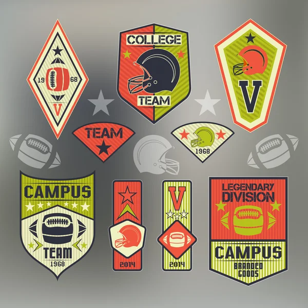 College rugby team logo Vector Art Stock Images | Depositphotos