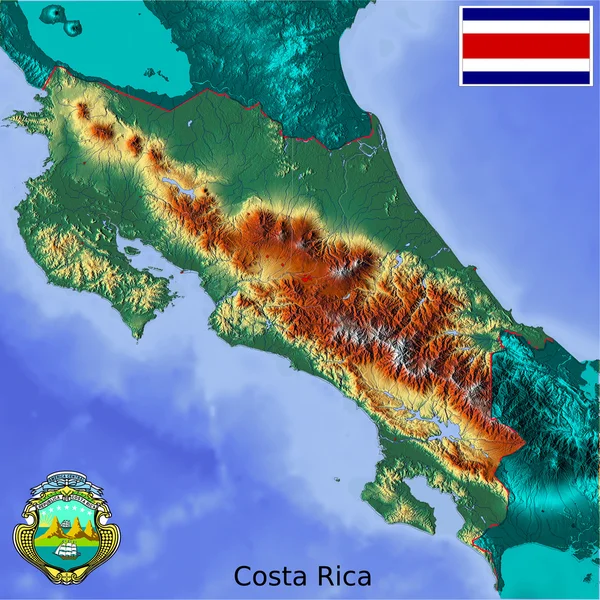 El mapa de costa rica fotos de stock, imágenes de El mapa de costa rica ...