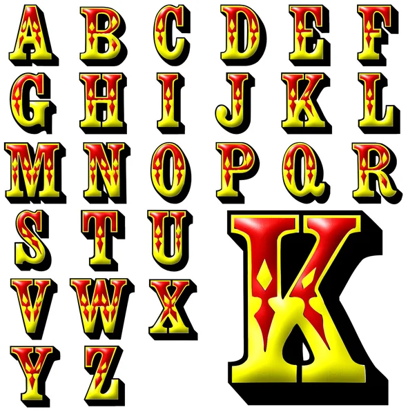 ABC Alphabet lettering design — Stock Photo © JRTBurr #52063683