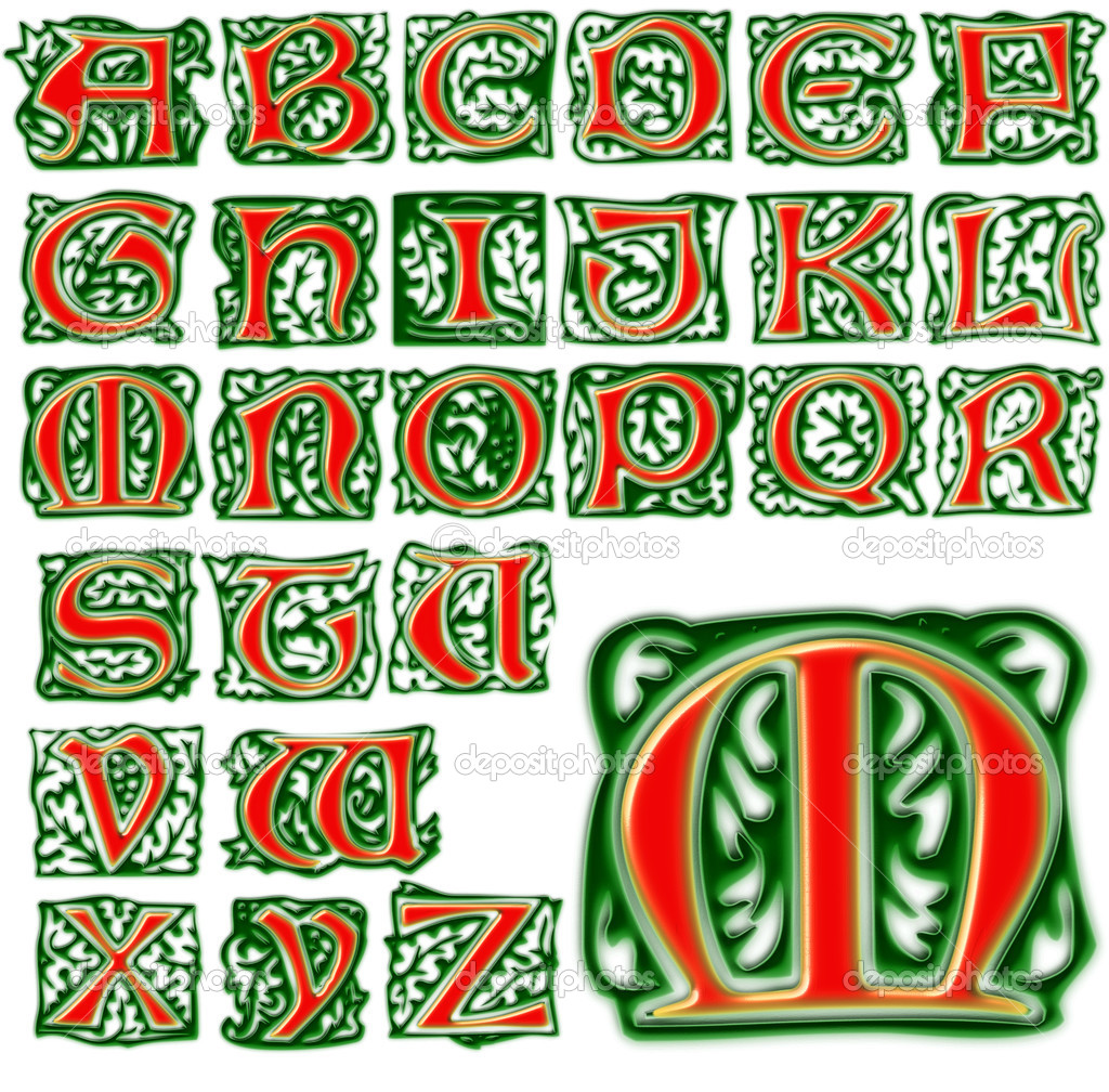 ABC Alphabet lettering design — Stock Photo © JRTBurr #51296271