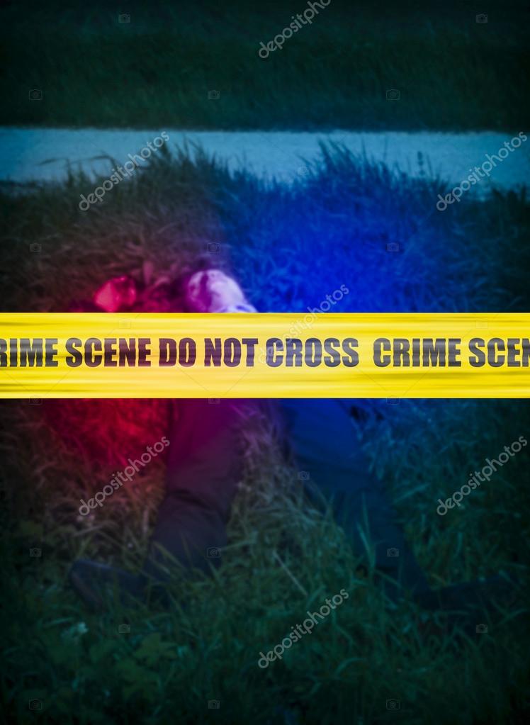 Crime Scene Cordon Tape — Stock Photo © beornbjorn #49499723