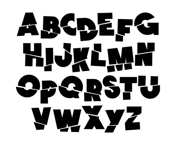 Bold alphabet font type. Vector alphabet — Stock Vector © doctorletter ... Bold alphabet font type. Vector alphabet — Stock Vector © doctorletter ...