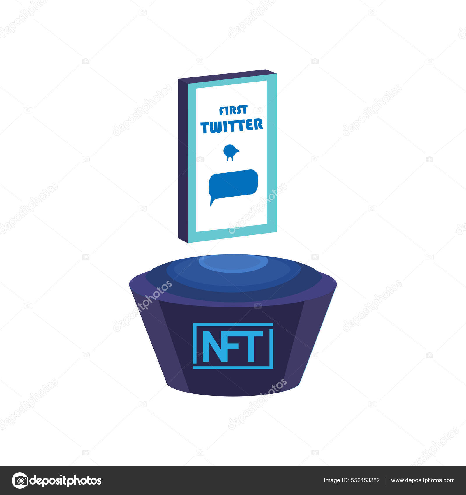 Isolated letter animated ntf color ilustration vector Stock Vector by ...