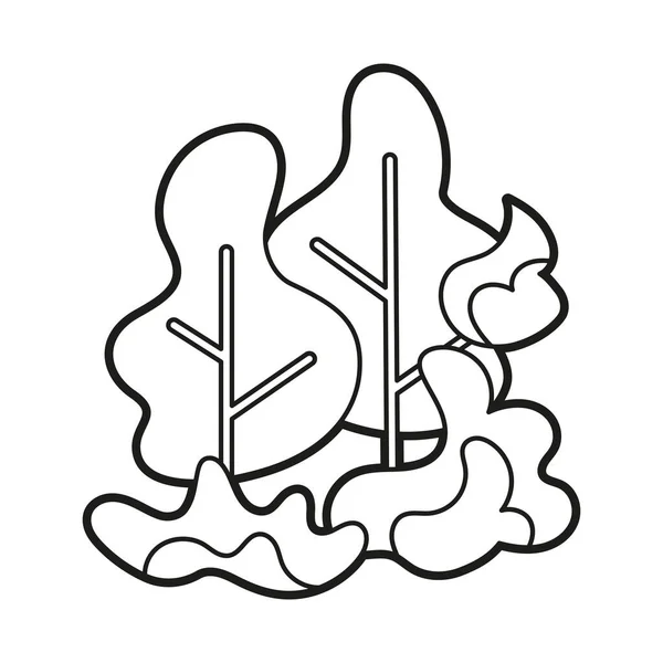 Isolated sketch of a tree leaves Stock Vector Image by ...