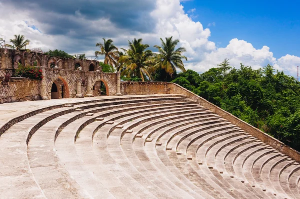 Amphitheatre in ancient village Altos de Chavon Stock Photo by ©AZZ ...