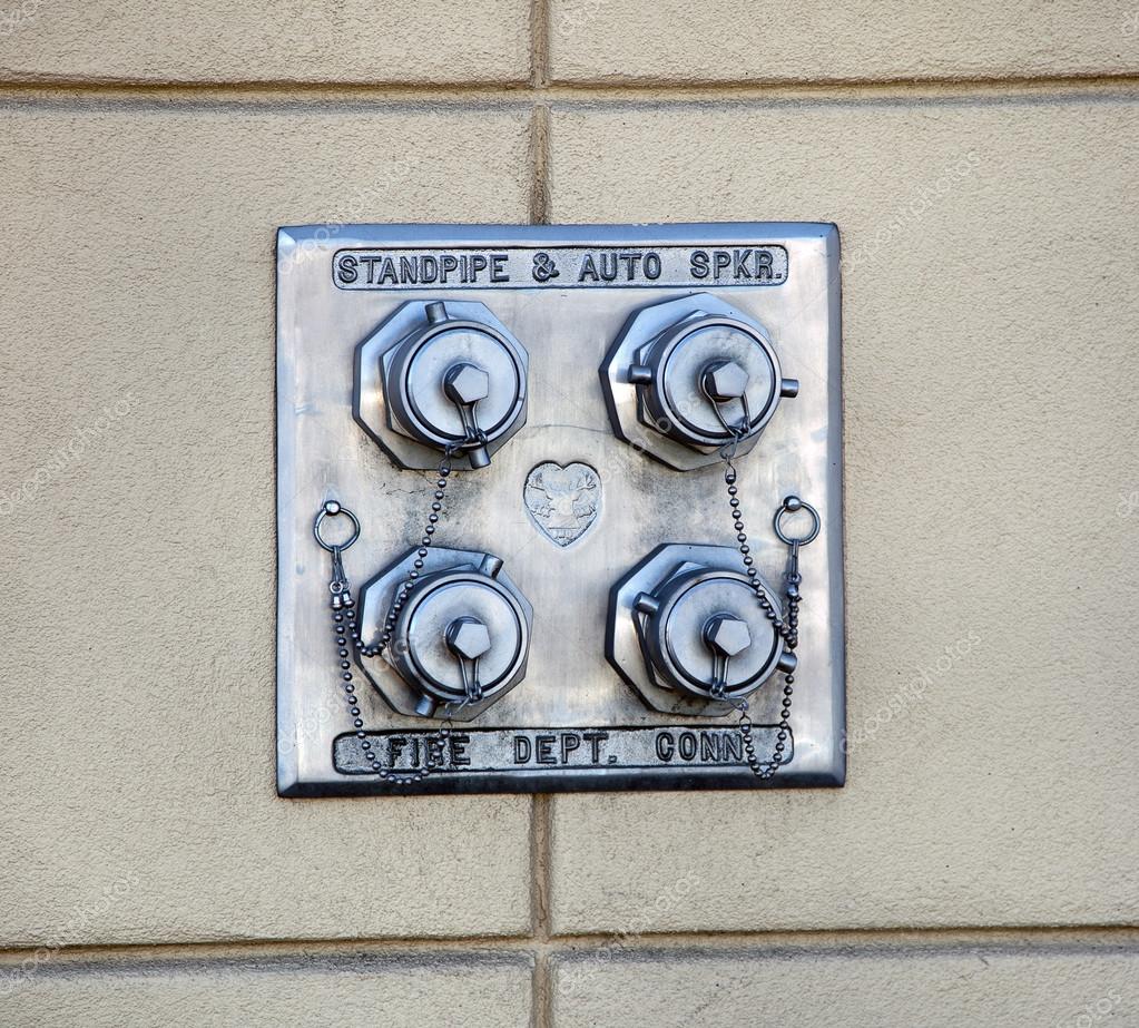 Dry standpipe outlets — Stock Photo © artnature #50906795