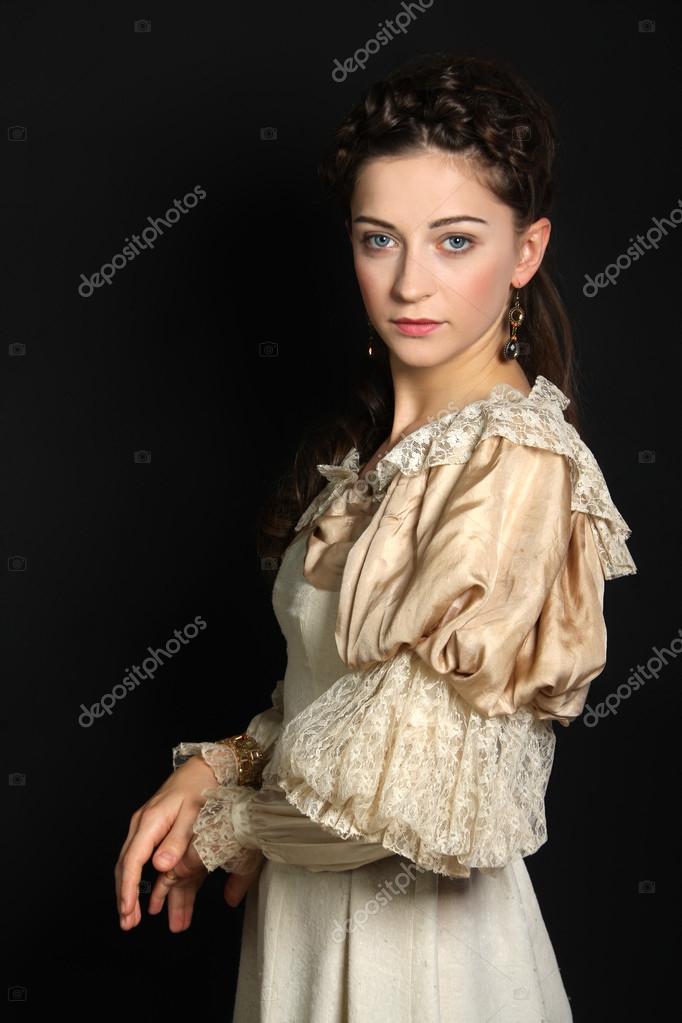 Girl in baroque Stock Photo by ©AarStudio 43502115