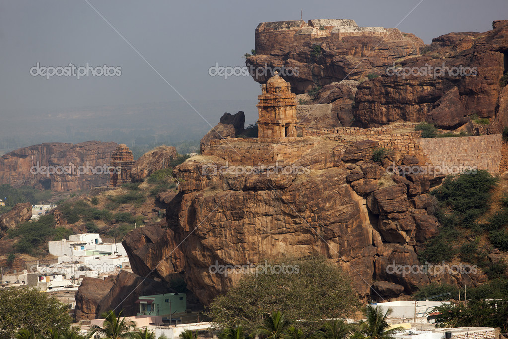 Rock carved temples — Stock Photo © AarStudio #47132675