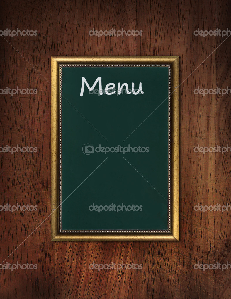 Menu board — Stock Photo © kerensegev #42544705