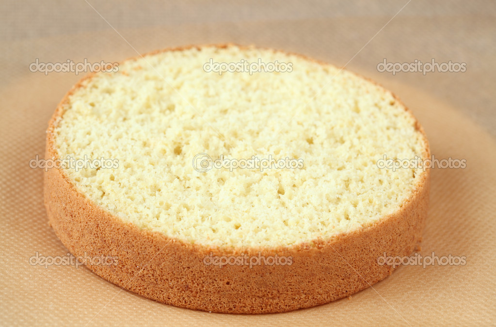 Biscuit Sponge Cake Stock Photo by ©Miuda 43371667