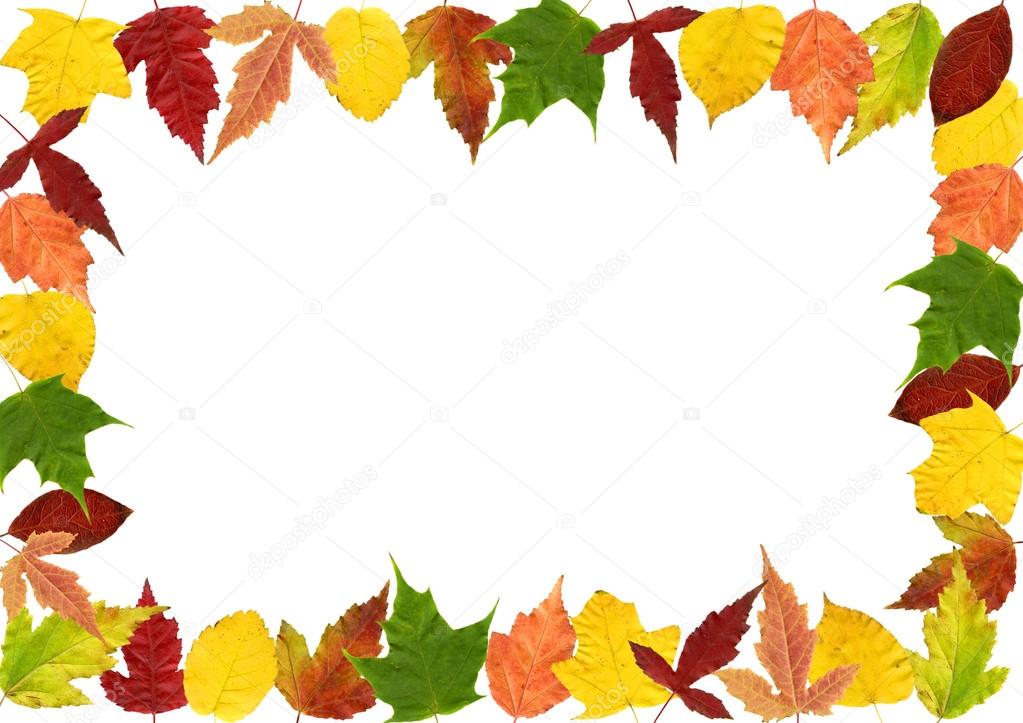 moldura feita de Outono folhas — Fotografias de Stock © ShmelevaNatalie ...