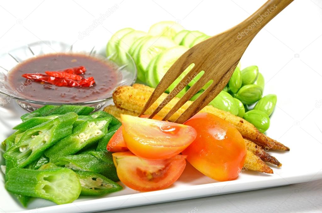 Colorful Asian Style Mixed Vegetable Dish. Stock Photo by ©areeya 44415933