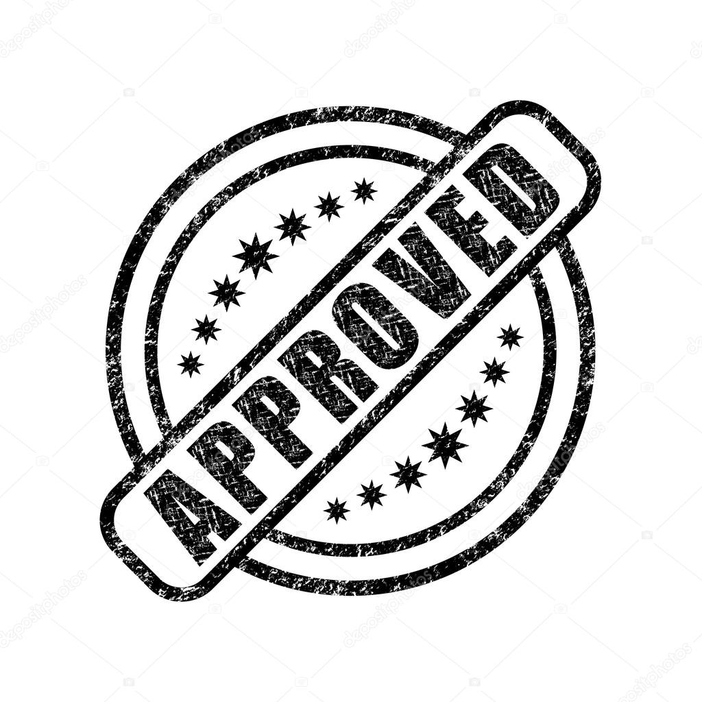 Approved damaged stamp Stock Vector Image by ©-panya- #43846087