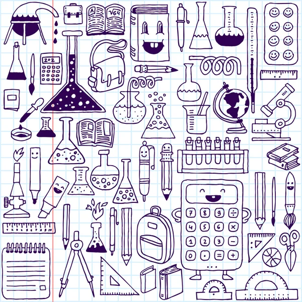 School science doodles Stock Vector Image by ©Sashatigar #51488787