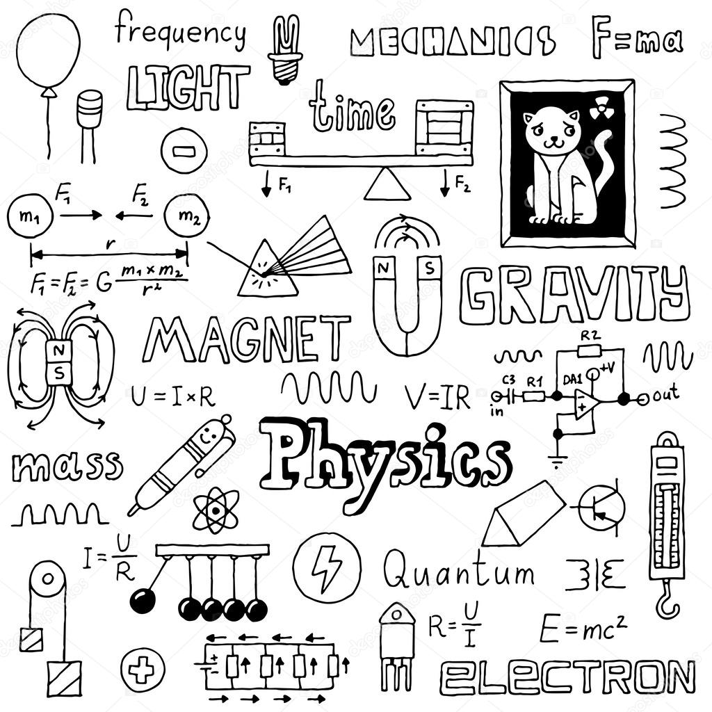 Physics doodles Stock Vector by ©Sashatigar 51488317 Physics doodles Stock Vector by ©Sashatigar 51488317