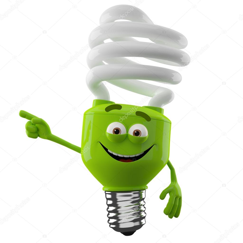 Green spiral light bulb pointing up Stock Photo by ©zahradnik 42879911