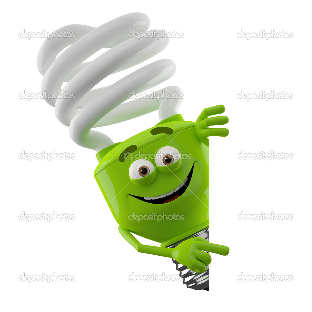 Light bulb pointing by hand Stock Photo by ©zahradnik 42880737