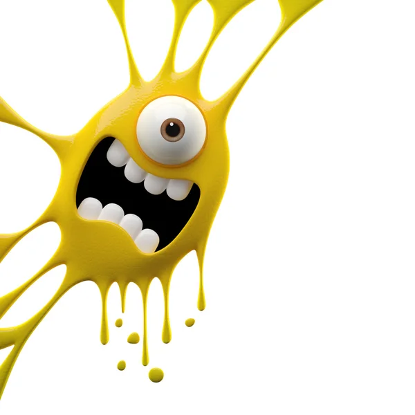 Yellow yelling monster Stock Photo by ©zahradnik 43069687