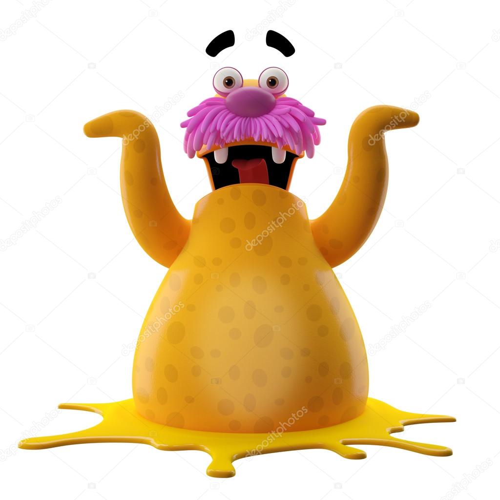 Yellow excited walrus — Stock Photo © zahradnik #43159517