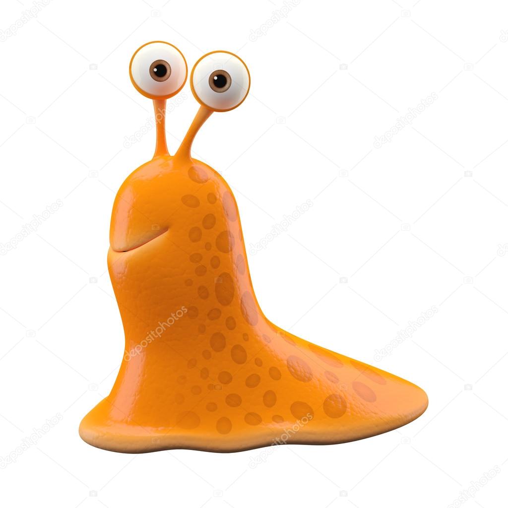 Pretty orange Snail without shell Stock Photo by ©zahradnik 43184709