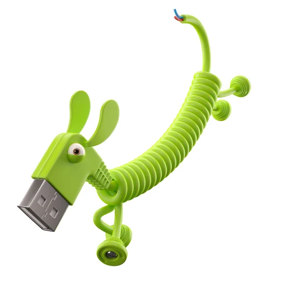 Green USB sheep — Stock Photo © zahradnik #43856545