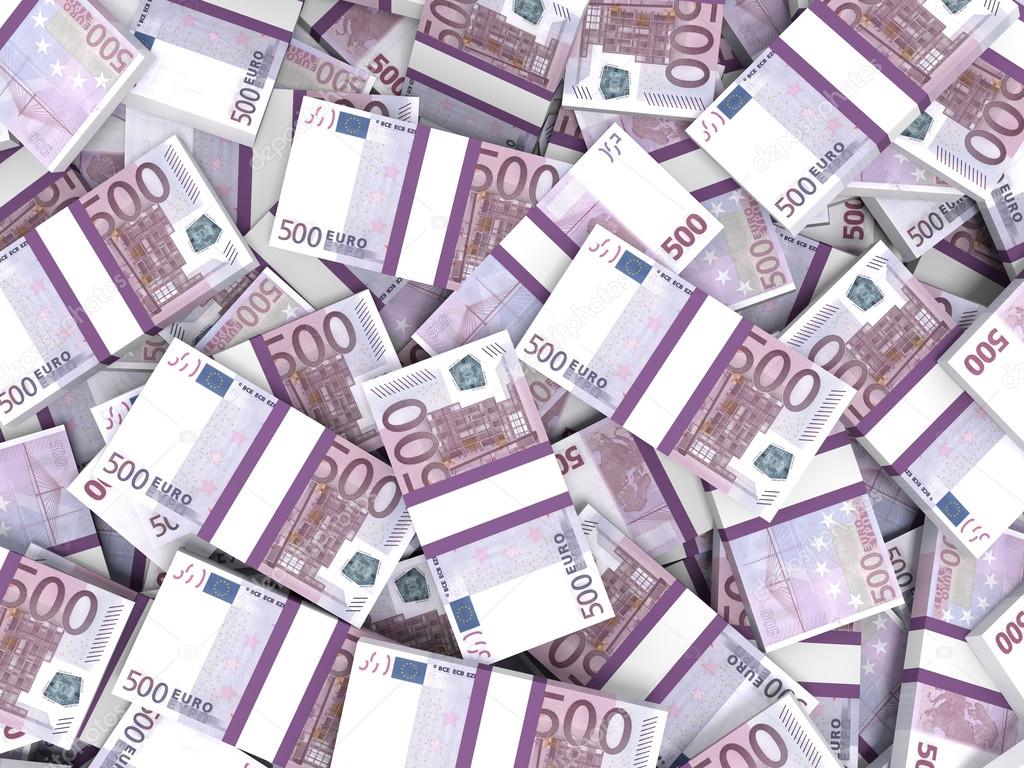 Euro banknotes background. Stock Photo by ©iCreative3D 43993643