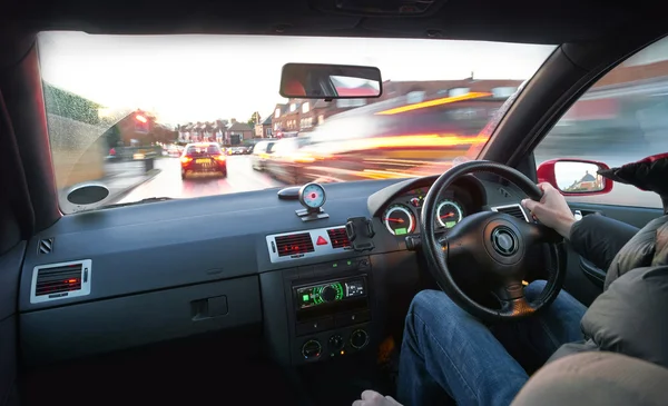 Man driving car — Stock Photo © IzelPhotography #50423769