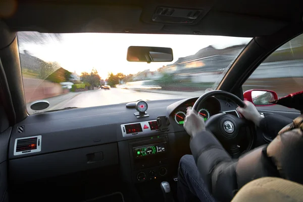 Man driving car — Stock Photo © IzelPhotography #50423769