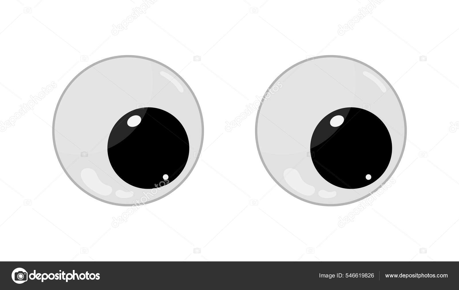 Wobbly Plastic Eyes Googly Eyes Toy Puppet Eyeballs Cartoon Glossy ...