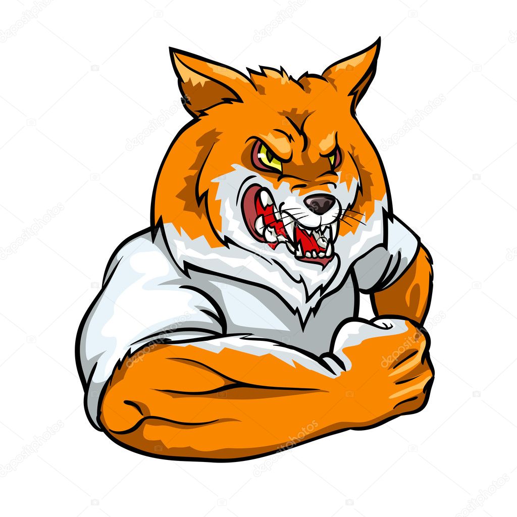 Red Fox Mascote Logotipo Da Equipe Imagem Vetorial De © Nataliahubbert