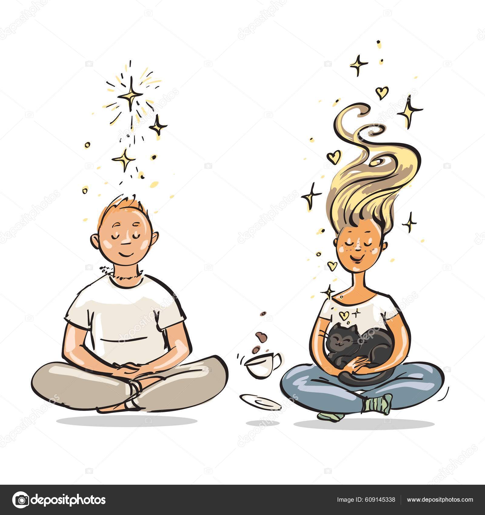 Meditation While Drawing