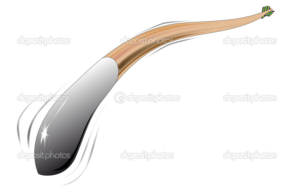 Bendy Arrow Arrow Stock Vector by ©BigAlBaloo 44536937